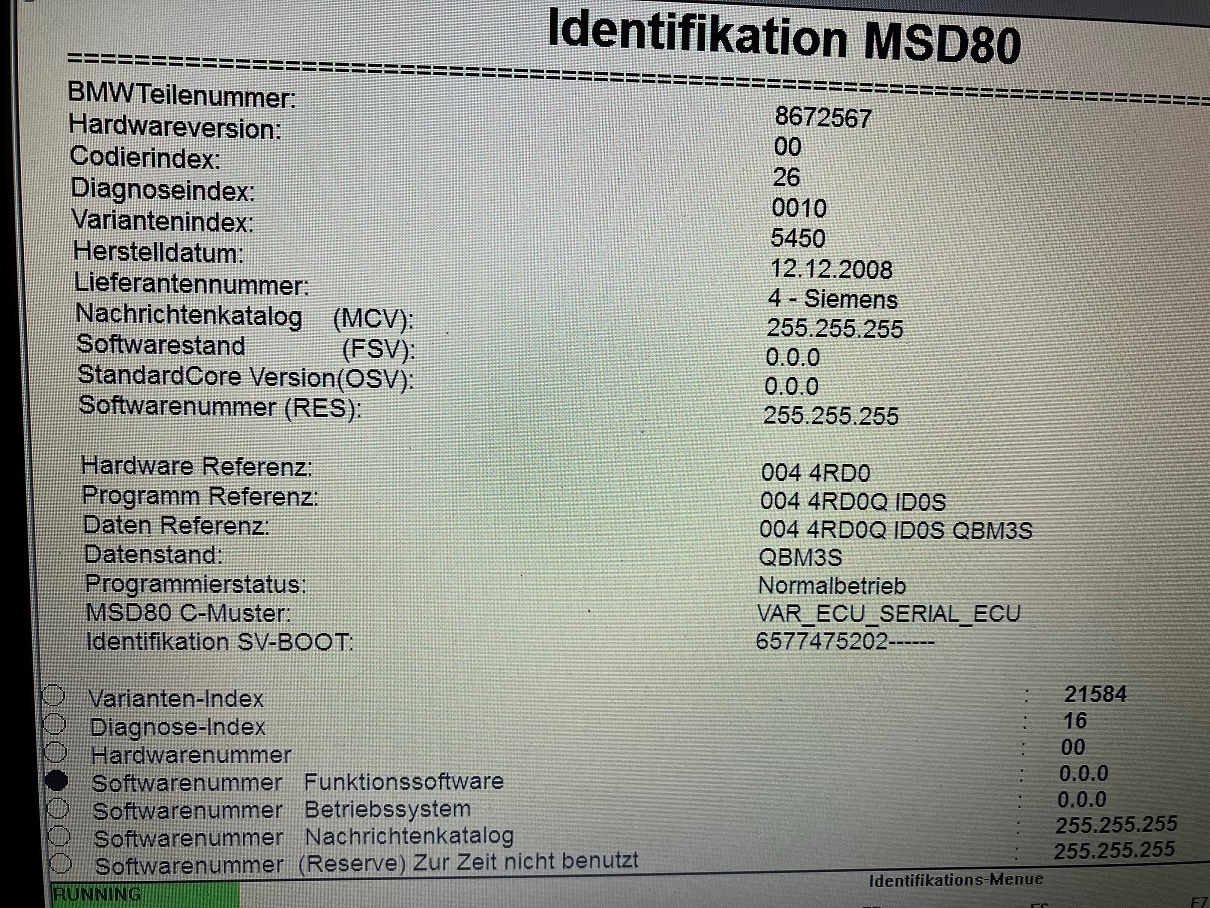Can someone pls check, Software for DME MSD81.2