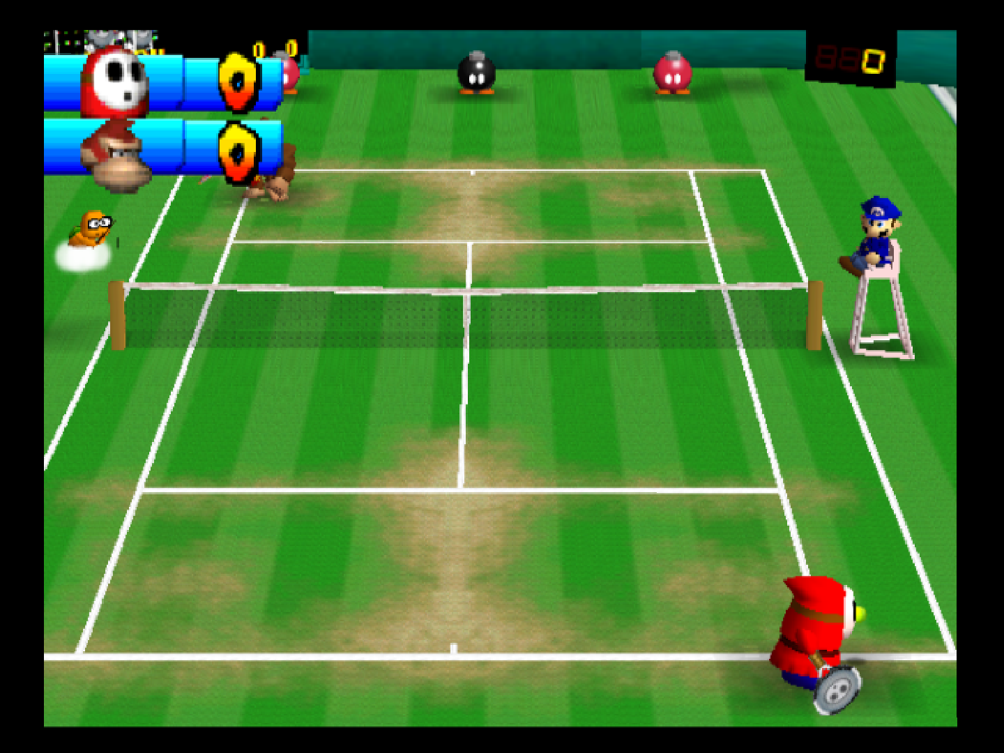 Who's the guy in Mario Tennis (N64) with the big nose and the sideburns ...